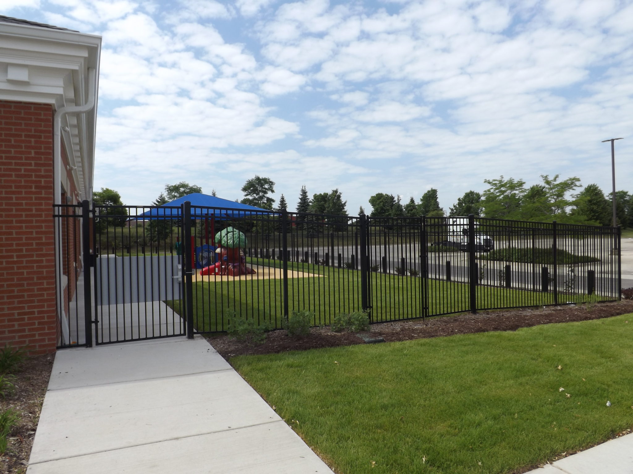 Daycare Playground Fencing Installation In Chicagoland